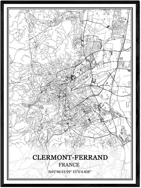 Clermont Ferrand Map