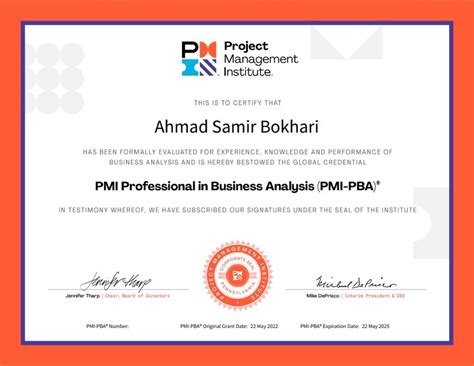 Glad To Share That I Obtained My Pba Certificate Ahmad Bokhari 14