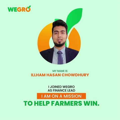 When We First Met Ilham Hasan Chowdhury He Was A Business Consultant At Wegro Global