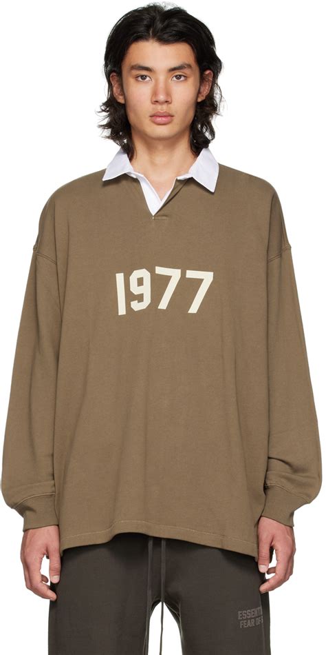 Essentials Brown Lightweight Polo Essentials