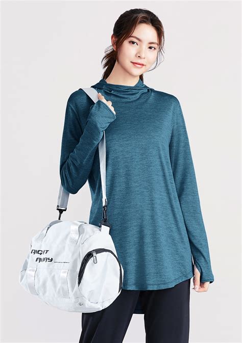 抗uv吸排運動連帽長版上衣｜女裝 Women｜衣芙 Efshop