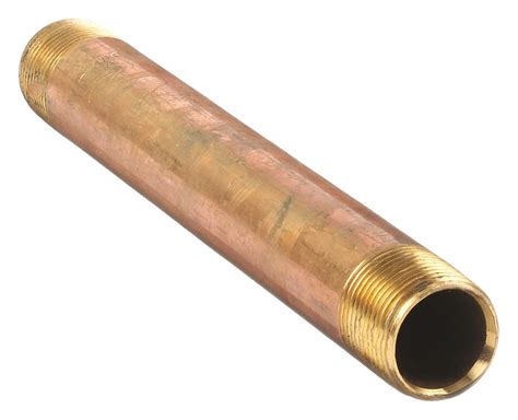Red Brass 1 12 In Nominal Pipe Size Nipple 4gth3467 120 Grainger