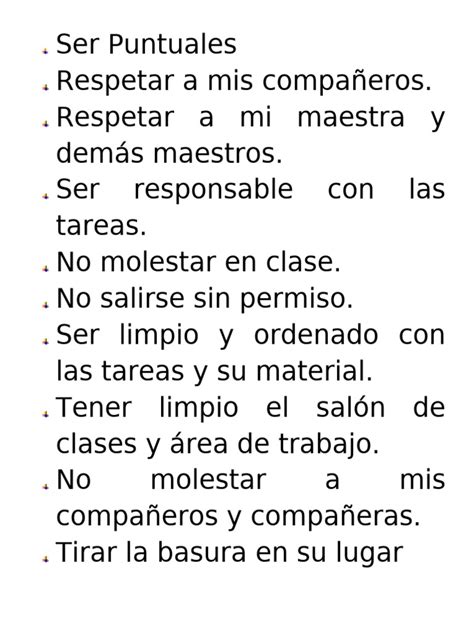 Normas Del Salón Pdf