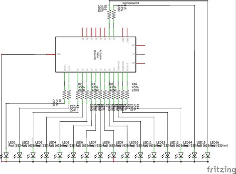 chenillard anneau 16 led nano réalisations et projets finis arduino