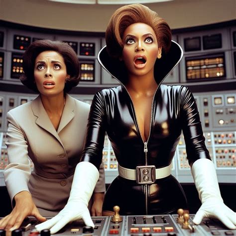 Beyonce And Capucine In Leather Space Suits In The 1960s Catsuit