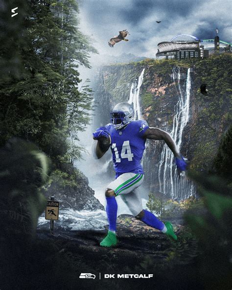 Dk Metcalf Running 4k Wallpaper