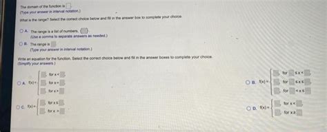 Solved 10 5 10 5 Ау 10 15 X 10 Determine the domain and Chegg com