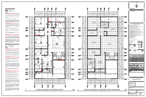 20 Plano Acabados Primer Nivel Pdf Ingeniería Estructural Ingeniero Civil