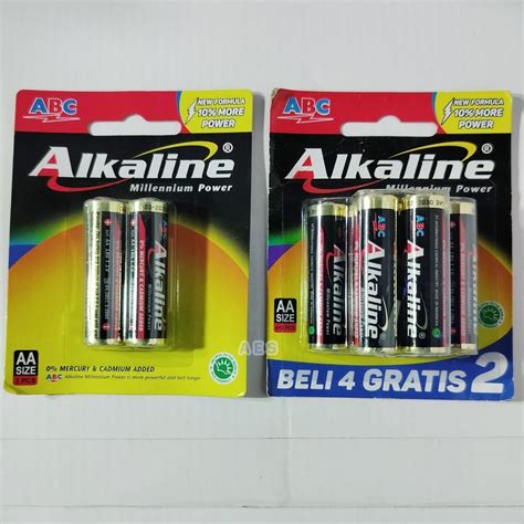 Jual Baterai Batre Abc Alkaline Aa Aaa 9v Shopee Indonesia