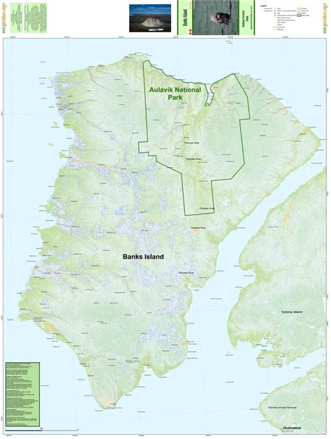 Banks Island By Gotrekkers The Map Shop
