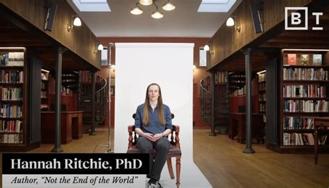 Our Own Hannah Ritchie Did A Video Last Year With Big Think Called