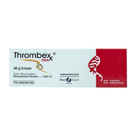 Thrombexx 1120 Iu Cream 40 Gm Bloom Pharmacy