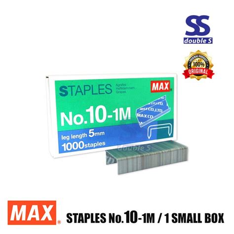 Max Stapler Bullet No10 Staples No10 1m Ubat Stapler Shopee Malaysia