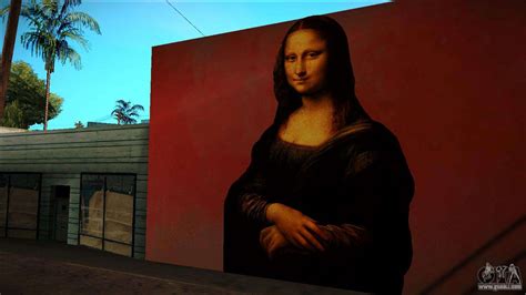 Mural Mona Lisa For Gta San Andreas