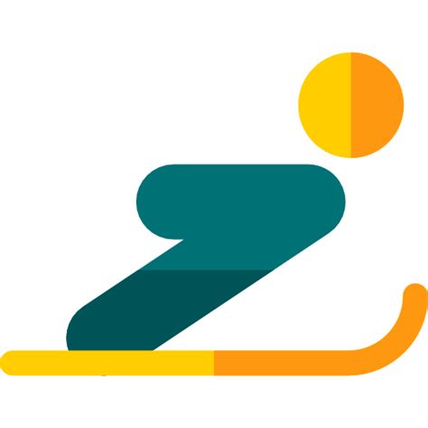 Ski Basic Rounded Flat Icon