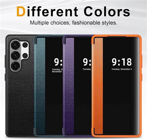 Galaxy S26 Ultra S View Flip Case Black 360 Full Body