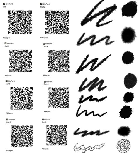 Curl Brushes Ibispaint