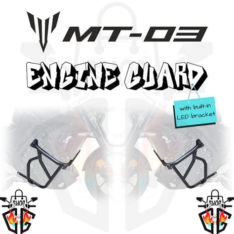Yamaha Mt 03 Engine Guard Heavy Duty Cod Shopee Philippines
