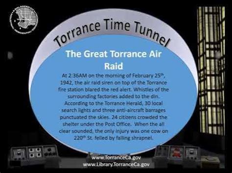 The Great Torrance Air Raid Of 1942 Youtube