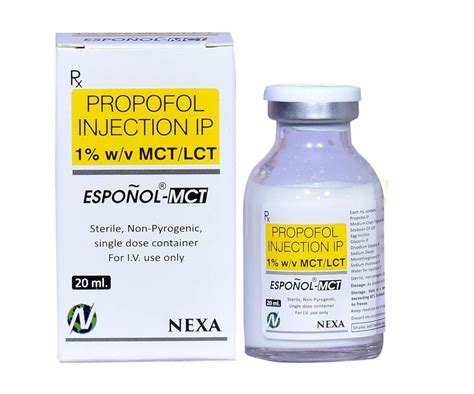 Propofol Injection 20ml At ₹ 1456vial In Mumbai Id 2856431755233