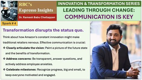 Dr Ramesh Babu Chellappan On Linkedin Transformation Innovation Communication