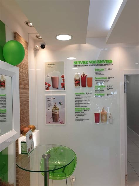 Menu At Frozen Yogurt Llaollao Montreux