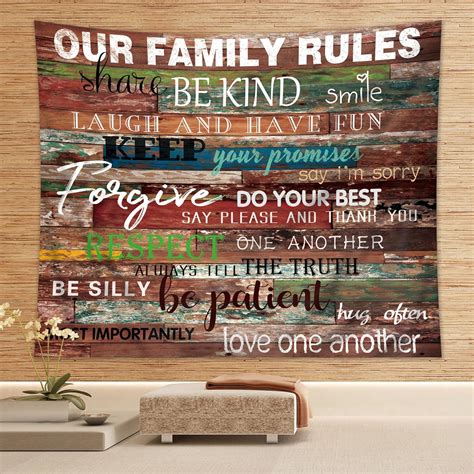 Homewelle Quotes Inspirational Tapestry 59wx51l Inch