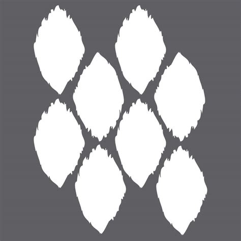 Printable Ikat Stencil