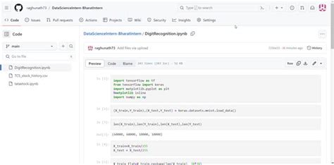 Raghunath A On Linkedin Datascience Connections Bharatintern