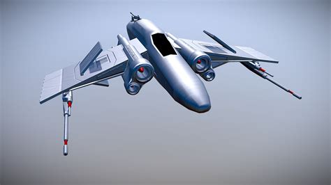 Exar 70 Miteus Class Recon Starfighter 3d Model By Bart Antwerpen