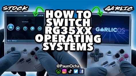 How To Switch To Garlic Os Anbernic Rg35xx Youtube