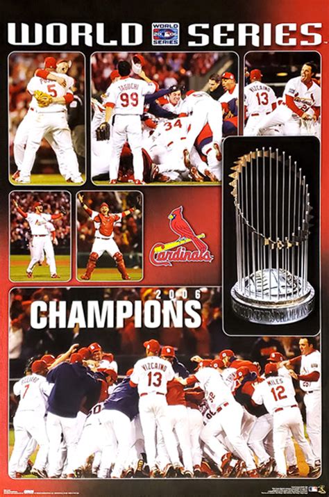 St Louis Cardinals World Series Celebration 2011 Poster Costacos