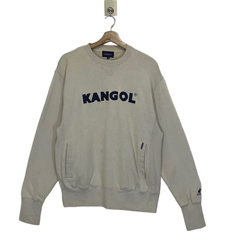 Pick Vintage Kangol Crewneck Sweatshirt Kangol Sweater Kangol Big Logo Embroidered Crewneck