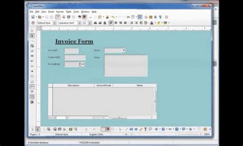 Libreoffice Base Home Invoice Pt Forms In Libreoffice Invoice Template Various Templates