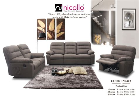 Recliner Sofa Nicollo