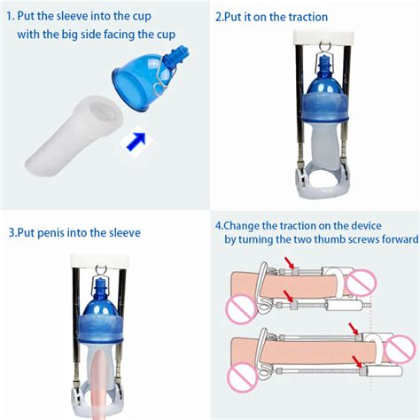 Super Wearable Penis Enlargement Extender Vacuum Stretcher Pump Hanger