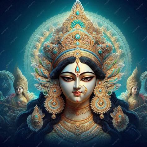 Devi Durga Ma Radiant Beauty Captured In Navaratri Puja Festival