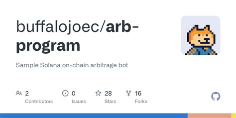 GitHub Buffalojoec Arb Program Sample Solana On Chain Arbitrage Bot GitHub Buffalojoec Arb Program Sample Solana On Chain Arbitrage Bot