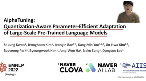 Alphatuning Quantization Aware Parameter Efficient Adaptation Of Large Scale Pre Trained