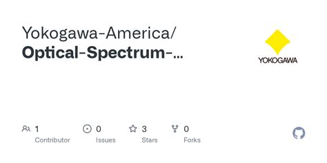 Github Yokogawa Americaoptical Spectrum Analyzers