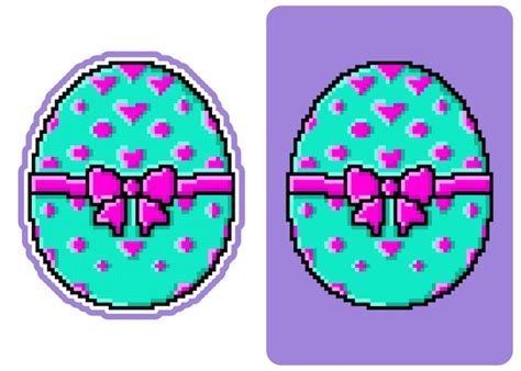 Premium Vector Pixel Art Easter Eggs Design Illustration