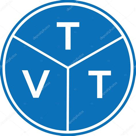 Diseño Del Logotipo De La Carta De Tvt Sobre Fondo Blanco Tvt Iniciales Creativas Letra Logo