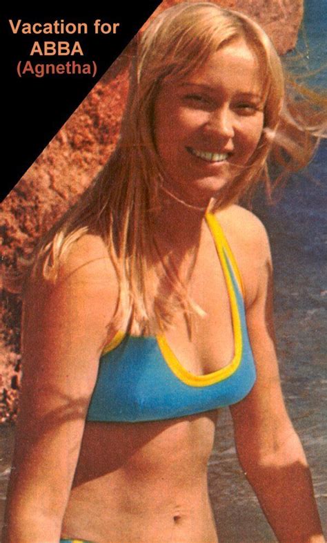 Agnbikiniaug Abba Agnetha Fältskog Fältskog