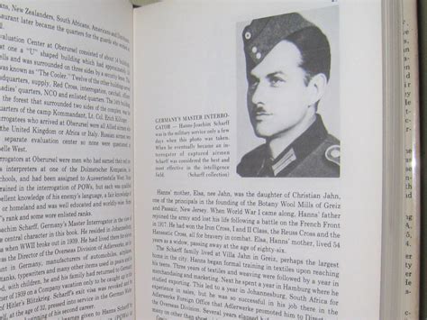The Interrogator Luftwaffe Wwii Hanns Scharff 1st Ed Signed