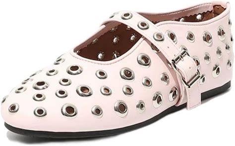 Embellished Shoes Mettalic Flats Buy Pink Embellished Flats Soloto