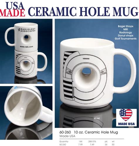 Unique Ceramic Hole Mug Ceramic Hole Mug With Ct Scan Design Ct Scan