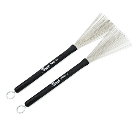 Pearl Pwb 02 Retractable Wire Drum Brush At Gear4music