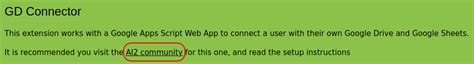Google Drive Extension MIT App Inventor Help MIT App Inventor Community