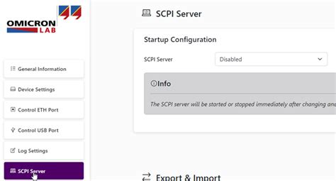 How To Start The Scpi Server