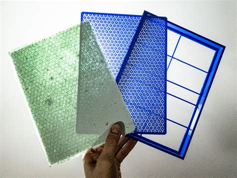 Laid Paper Basic Papermaking Mold And Deckle Mark Ii 3d Printed